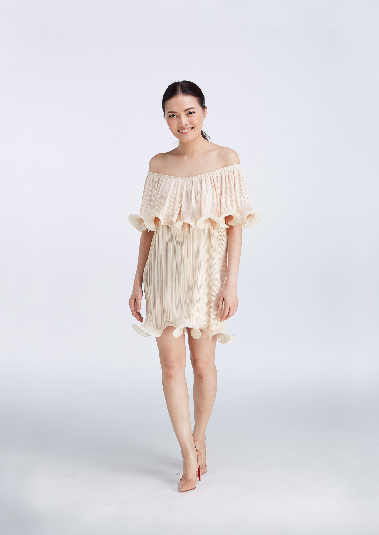 Signature Double Curl Dress – innitbangkok