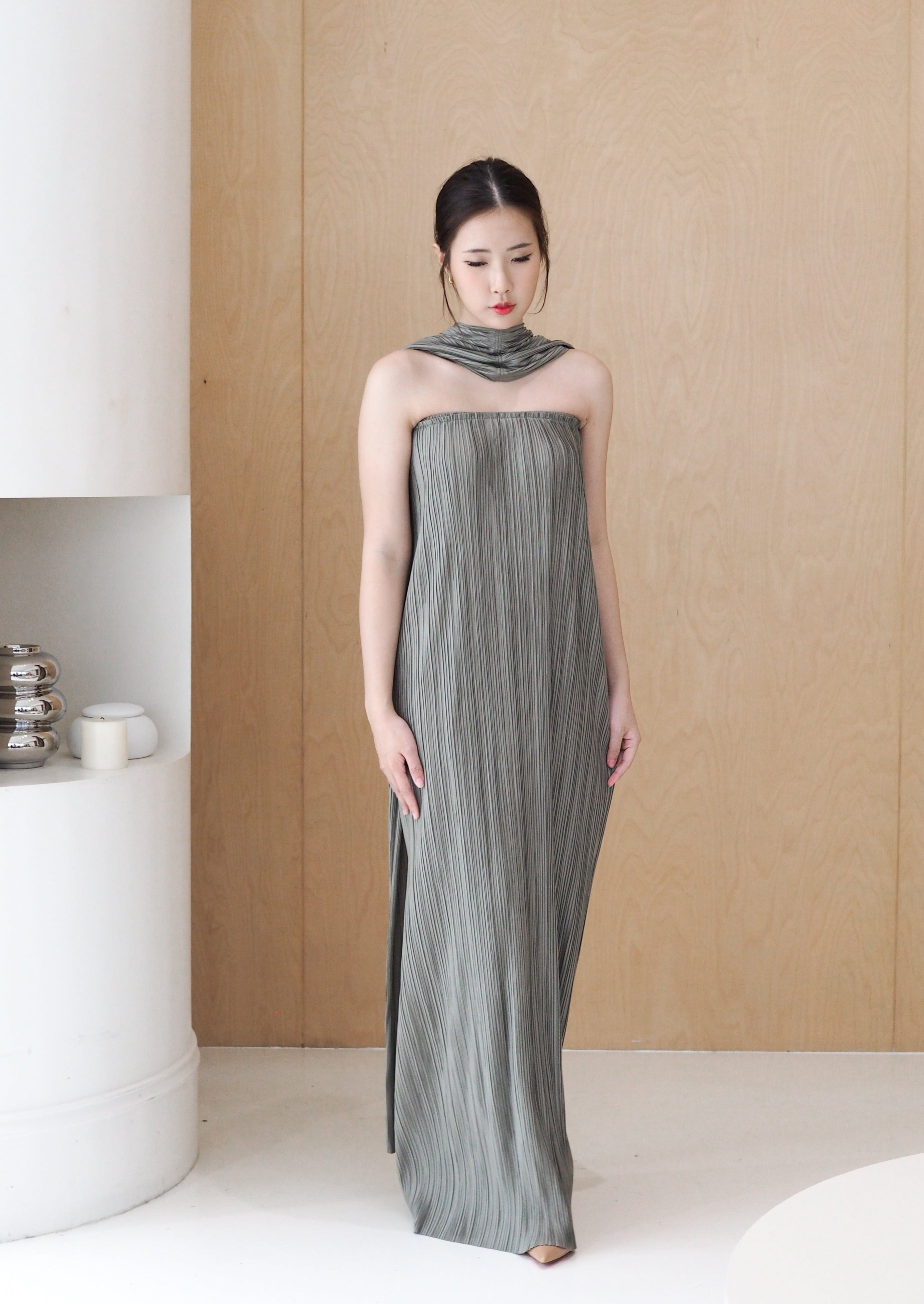 Straight Tube Maxi Dress – innitbangkok